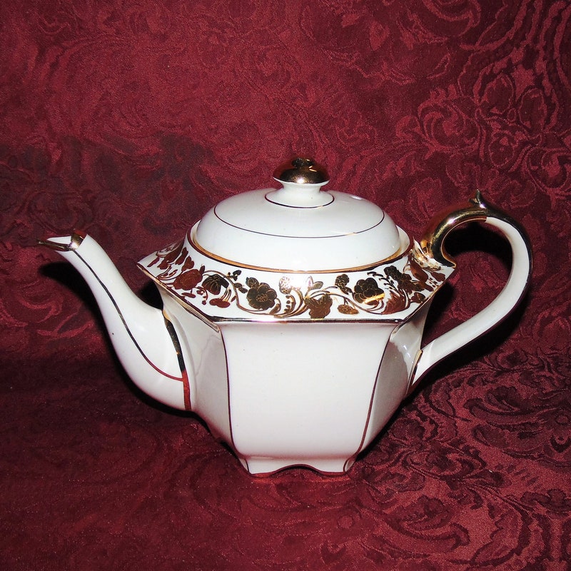 Antique Tea Pot - Etsy