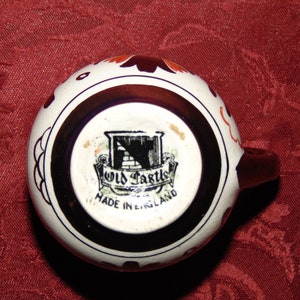 Old Castle Gaudy Dutch Style Copper Luster Miniature Pitcher Creamer ...