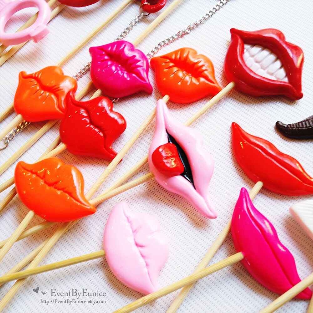 Best Seller 26 Pcs Polymer Clay Photobooth Props Photo - Etsy