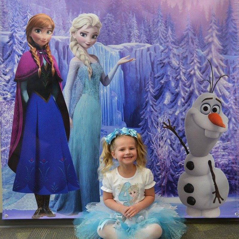 Frozen Backdrop - Etsy