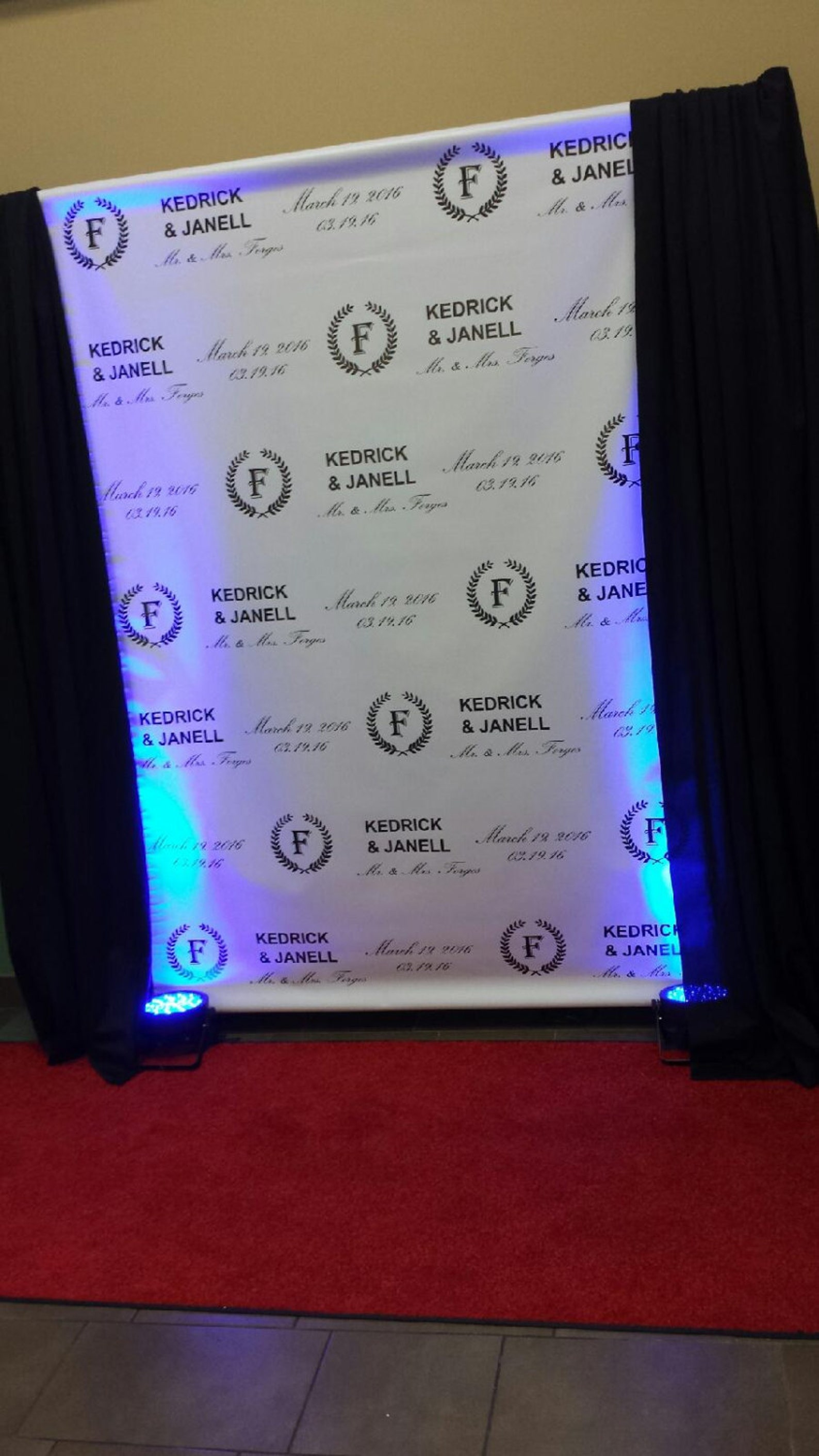 Sweet 16 Backdrop Event Step and Repeat Backdrop Birthday - Etsy