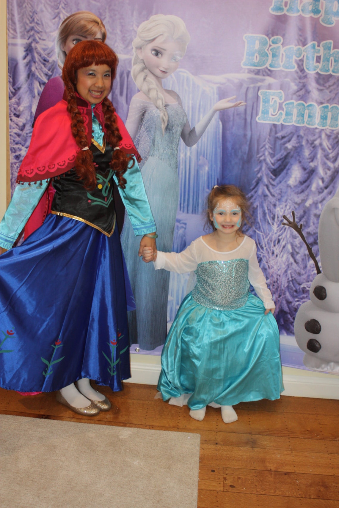 6x6ft 72 Frozen Elsa BACKDROP Banner - Etsy