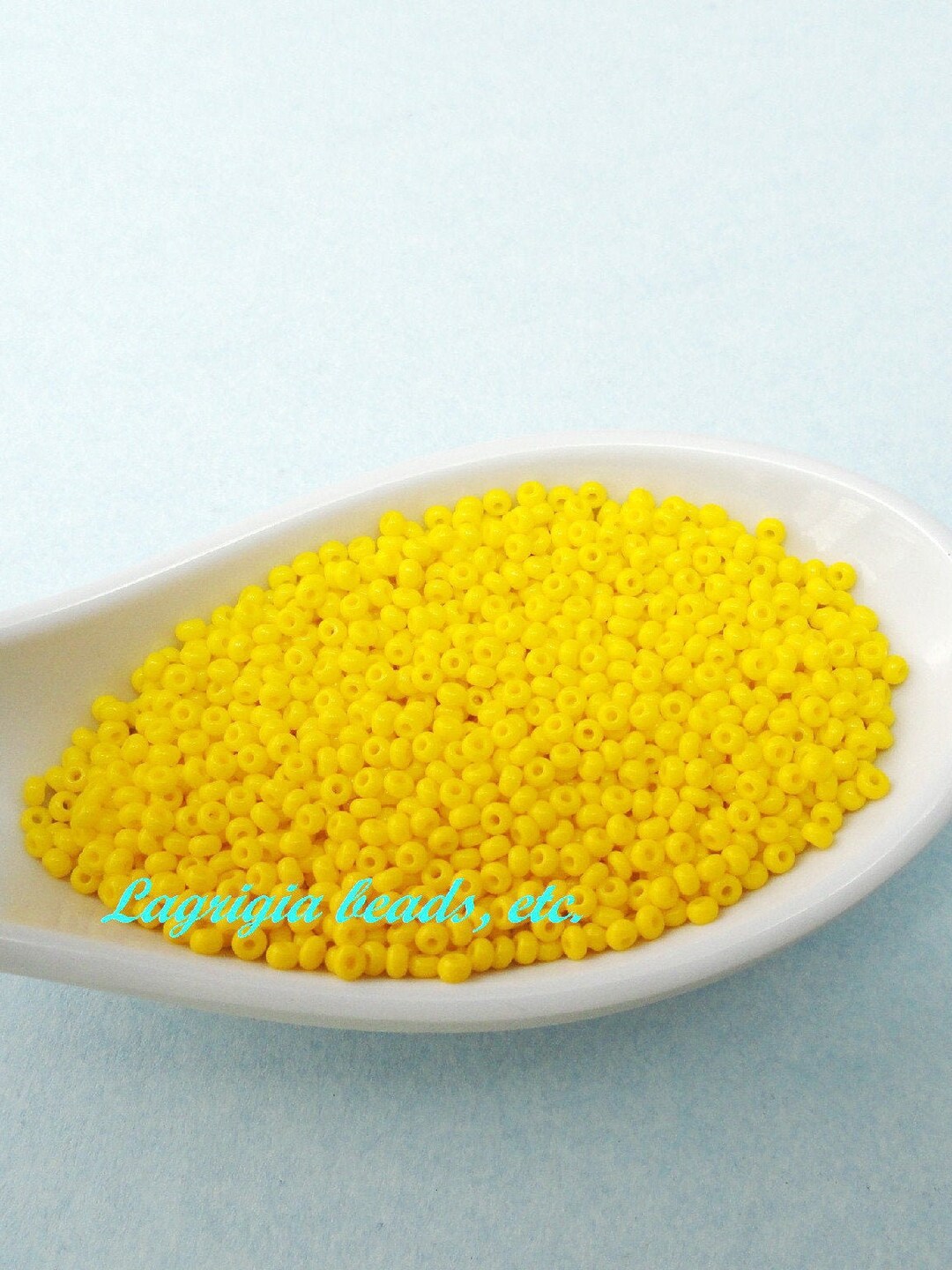 Czech Preciosa 11/0 Opaque Dark Yellow Round Seed Beads 10 Grams ...