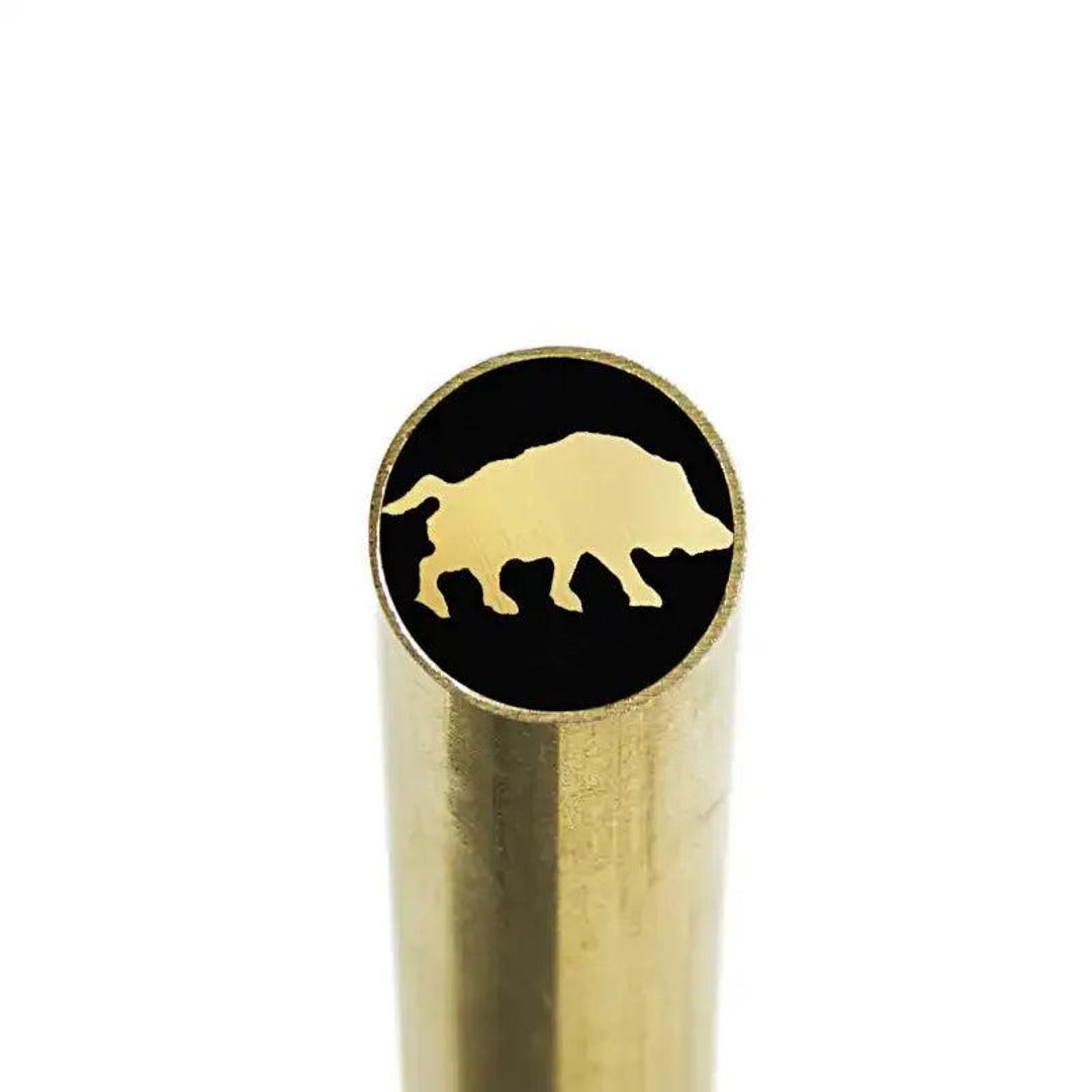 Boar- Mosaic Knife Handle Pin - Etsy