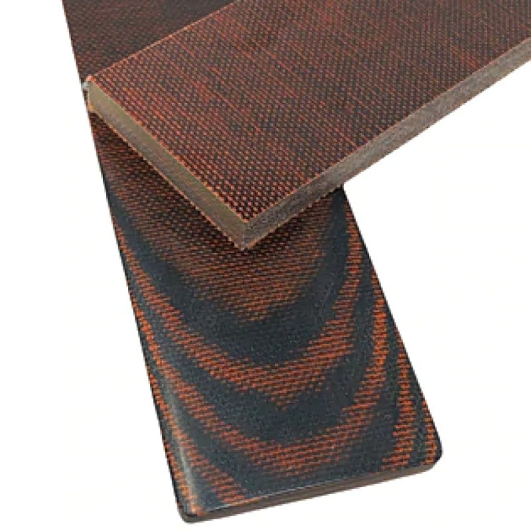 Canvas Micarta Knife Handle Scales FIRE & BLACK 1/4 X - Etsy