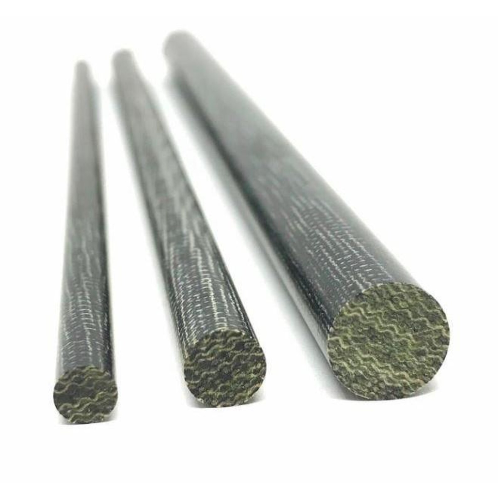 BLACK Canvas Micarta- Solid Round Rod Pin Stock- Various Sizes- 1pc - Etsy