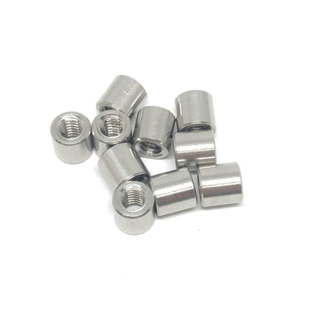 STAINLESS STEEL Threaded Barrel/standoffs- Various Sizes- Qty 10 - Etsy