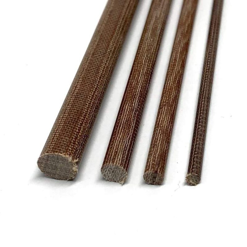 Natural Brown Canvas Micarta Solid Round Rod Various Sizes 1pc - Etsy