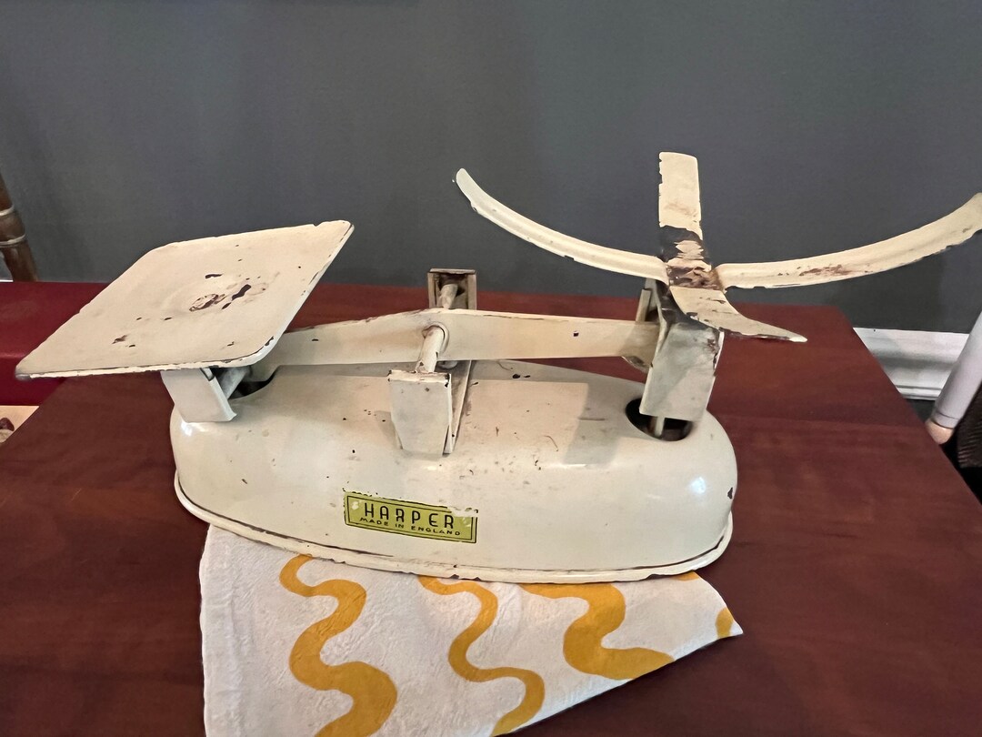 Vintage Harper Scale, Cast Iron Scale, Antique Metal Scale, Rustic Home ...