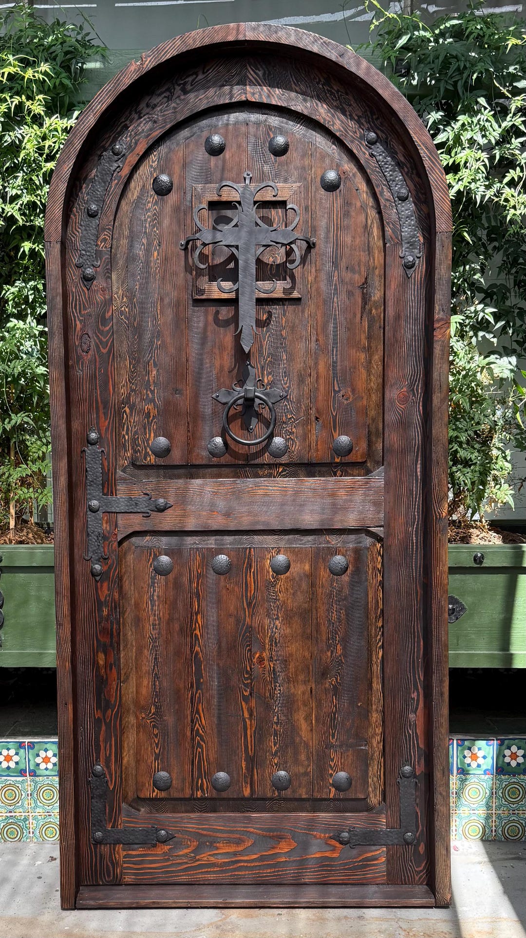 IN STOCK Custom Rustic Door Reclaimed Lumber 75+ Years Old Arched ...
