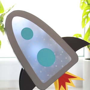 Rakete Laterne SVG DXF Plotterdatei mit Bastelanleitung zum - Etsy.de