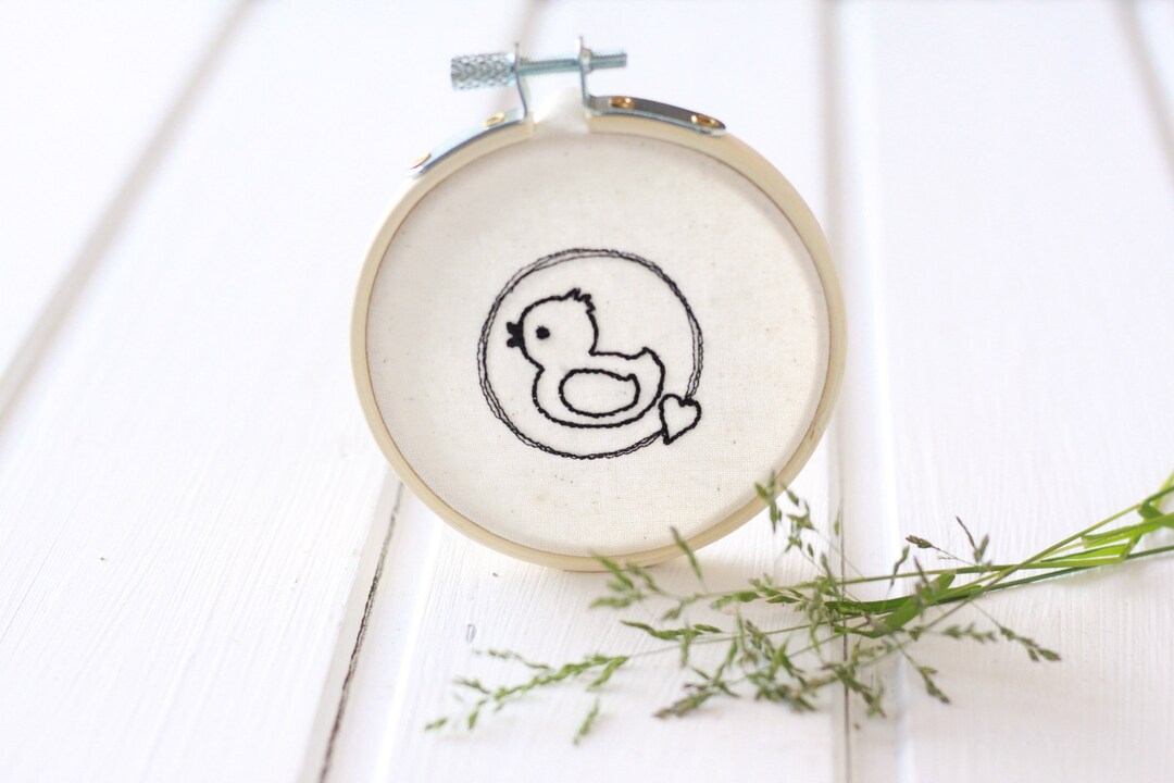 Embroidery File Duck 5x5 Mini Baby Duck Doodle Embroidery Pattern ...