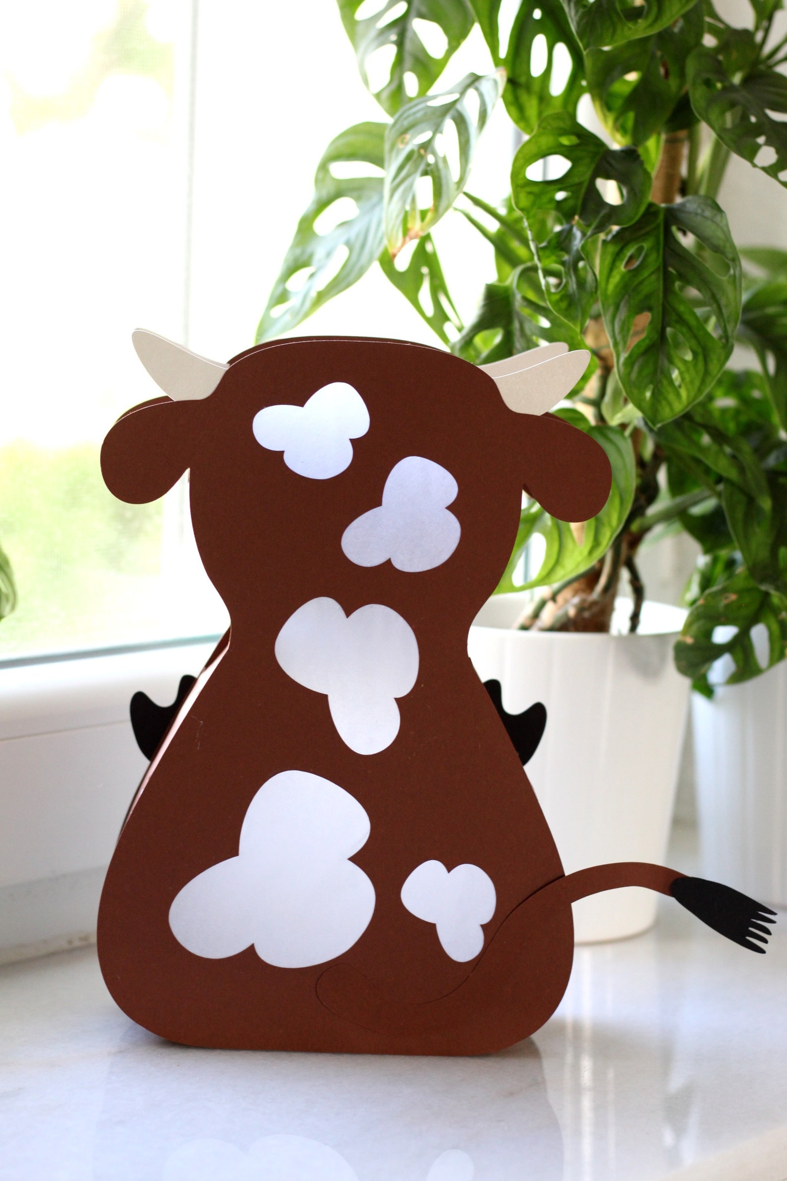 Cow Lantern Craft Template Including Craft Instructions for Download ...