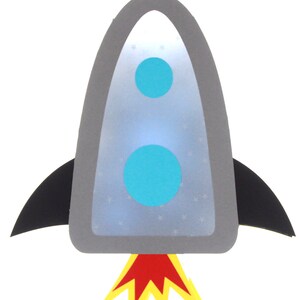 Rakete Laterne SVG DXF Plotterdatei mit Bastelanleitung zum - Etsy.de