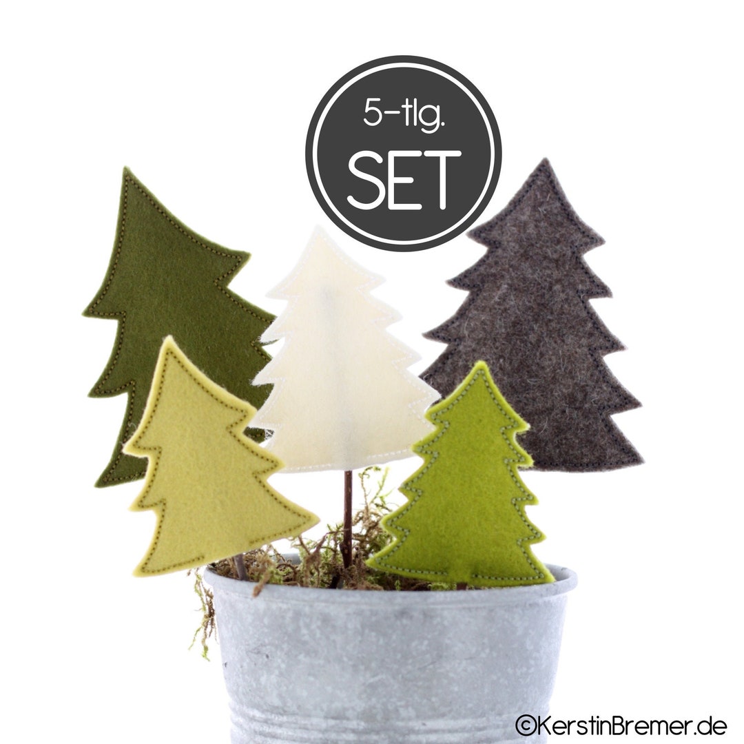 ITH Embroidery File Christmas Tree 10x10 + 13x18 Set, Tree Embroidery ...