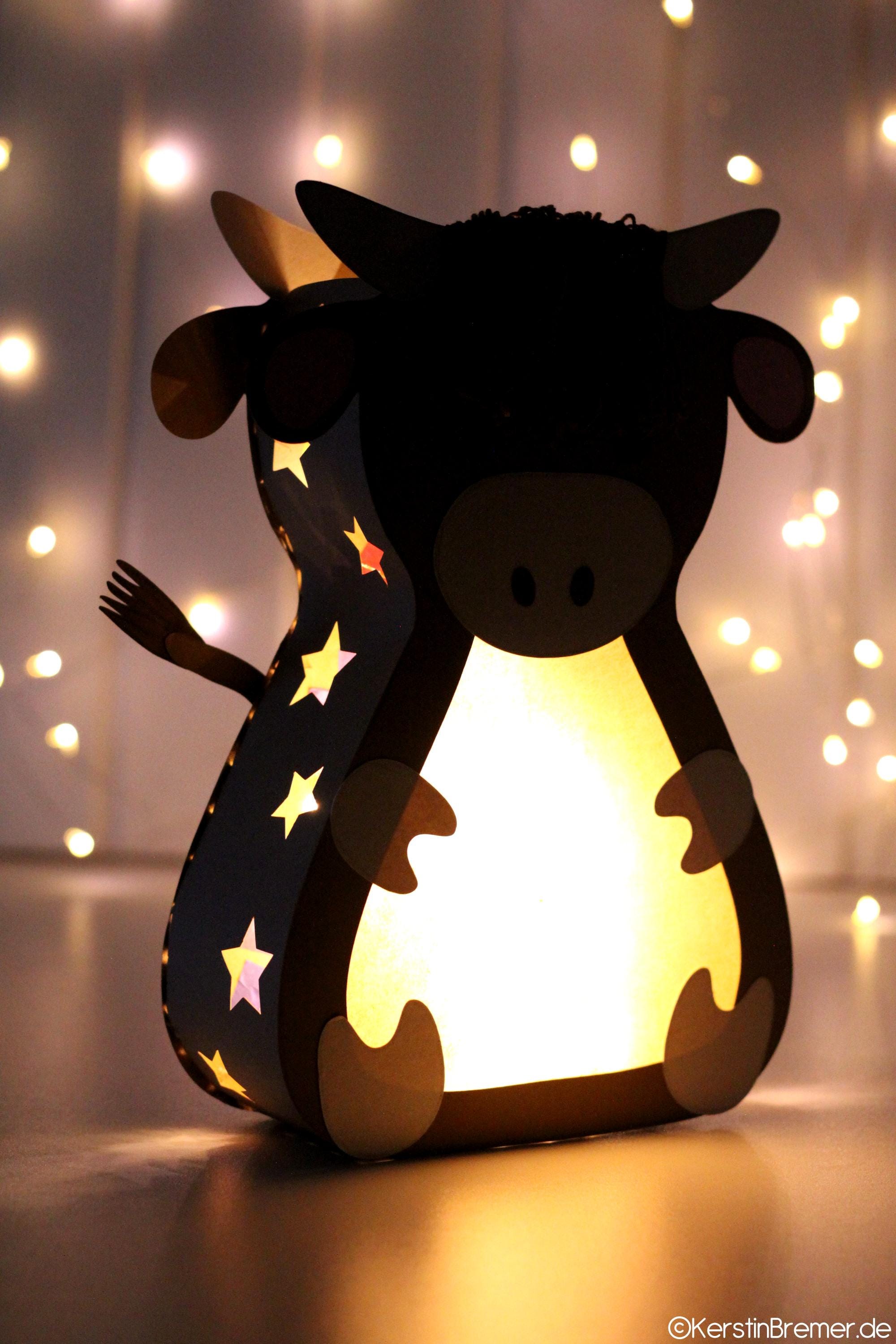 Cow Lantern SVG DXF Plotter File With Crafting Instructions for ...