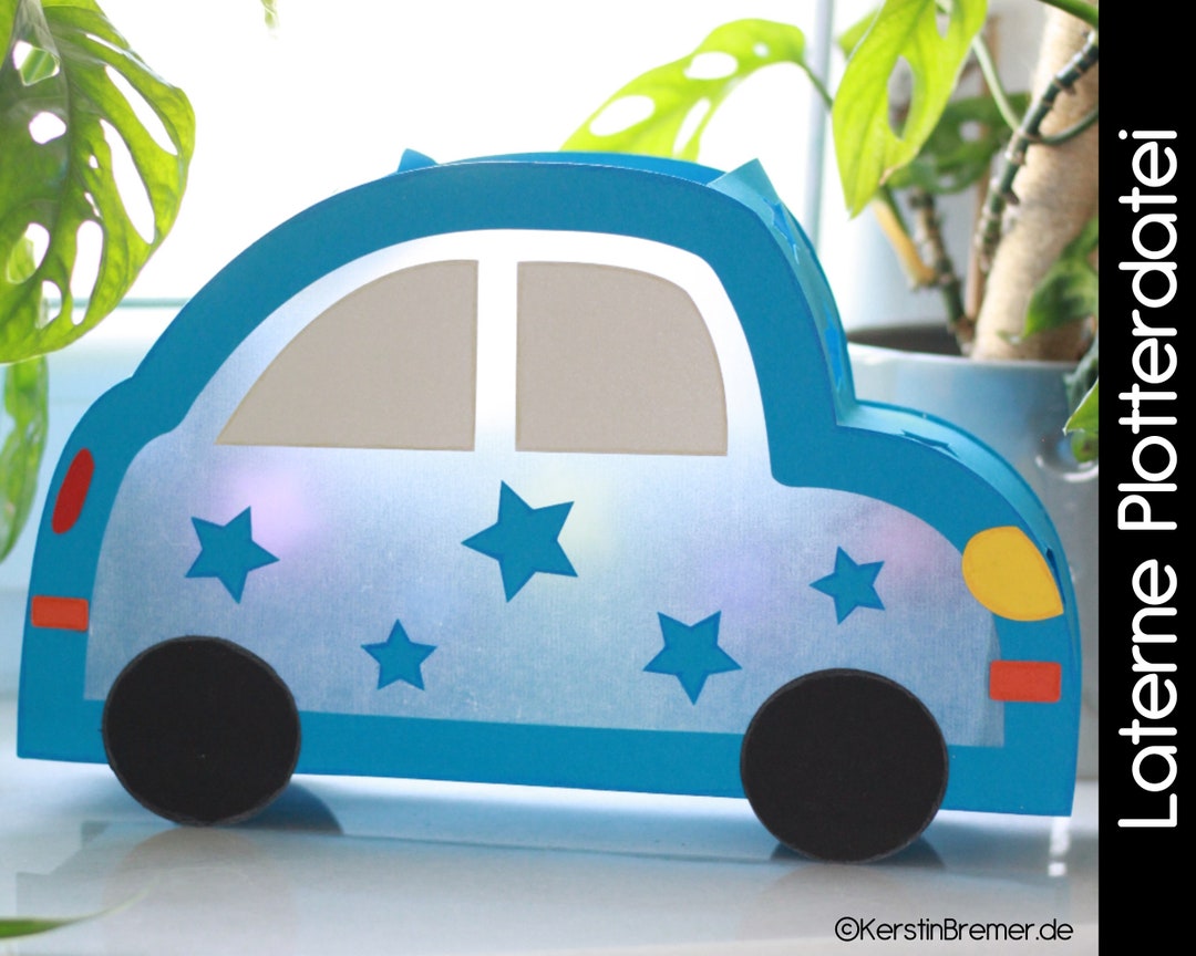 Car Lantern SVG DXF Plotter File With Craft Instructions for Download ...