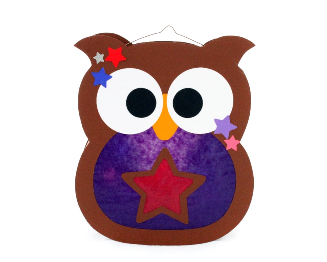 Eulen Laterne Bastelvorlage inkl. Bastelanleitung zum Download ...