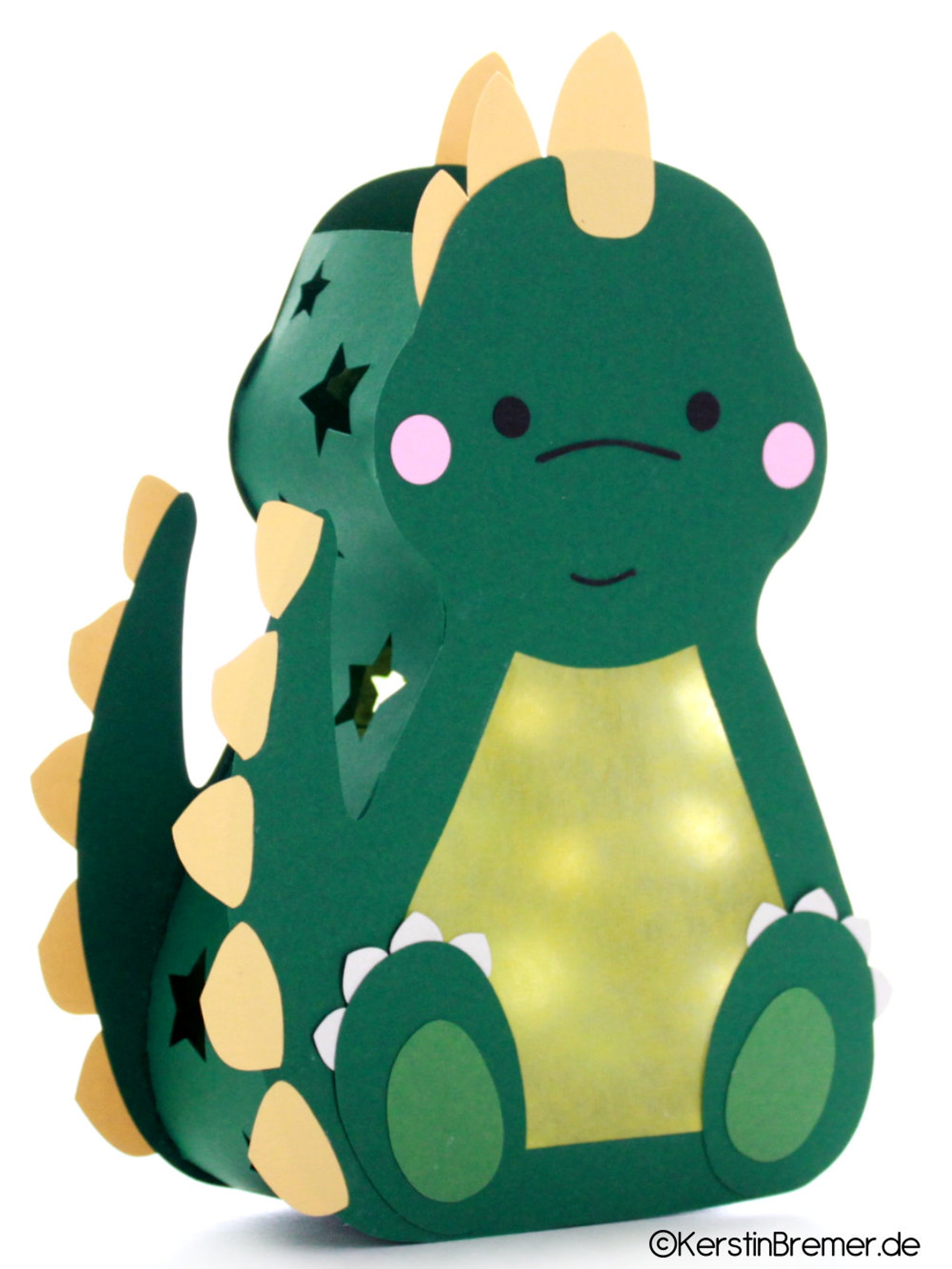 Dino Laterne Bastelvorlage inkl. Bastelanleitung zum Download - Etsy.de