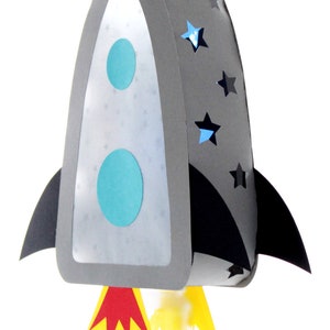 Rakete Laterne SVG DXF Plotterdatei mit Bastelanleitung zum - Etsy.de