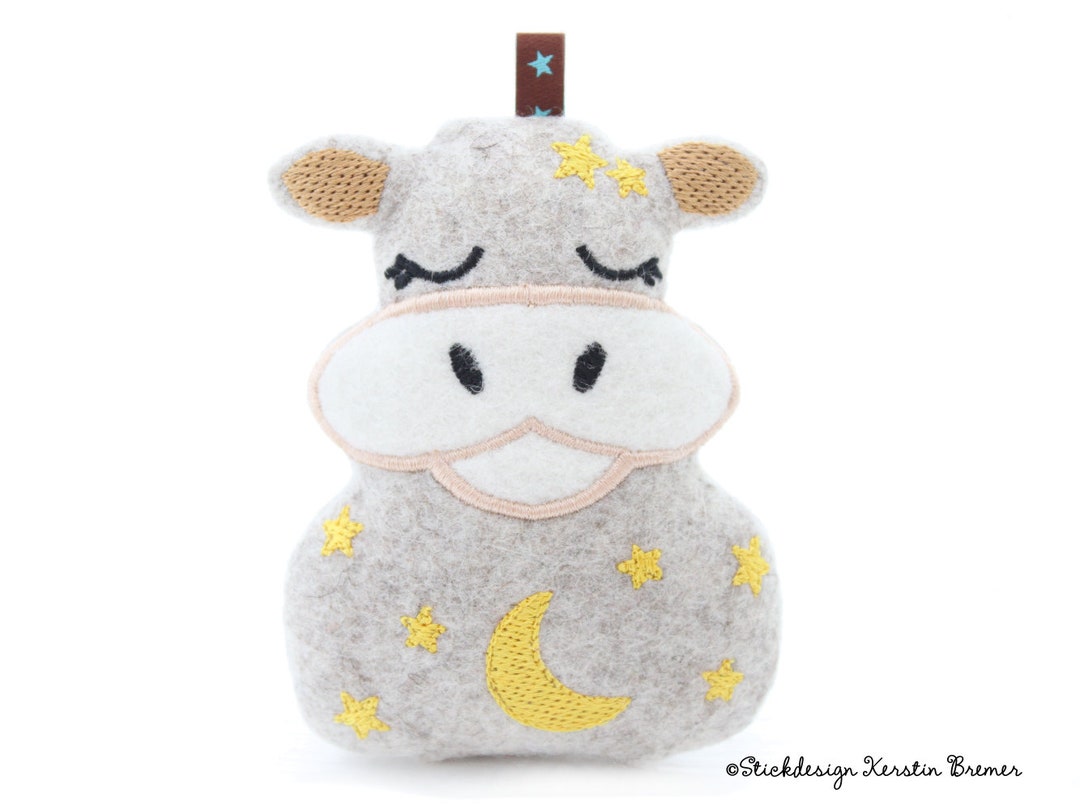 ITH Embroidery File Cow 13x18 5x7 in the Hoop Machine Embroidery Design ...