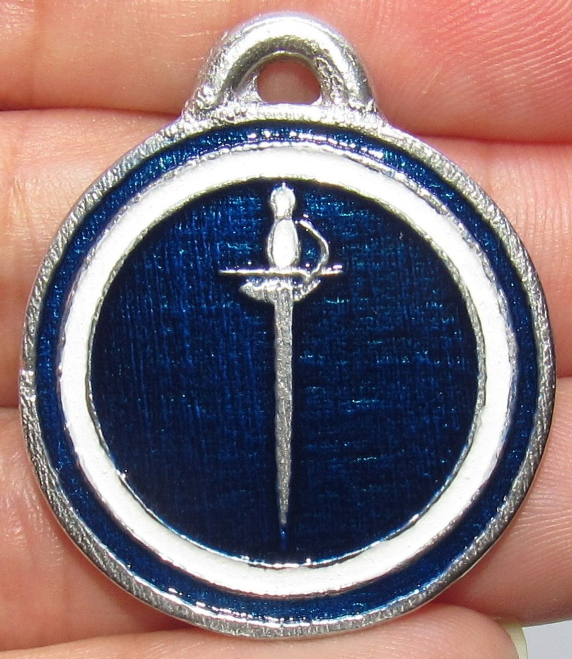 SCA East Kingdom Silver Rapier Badge Token Medallion - Etsy