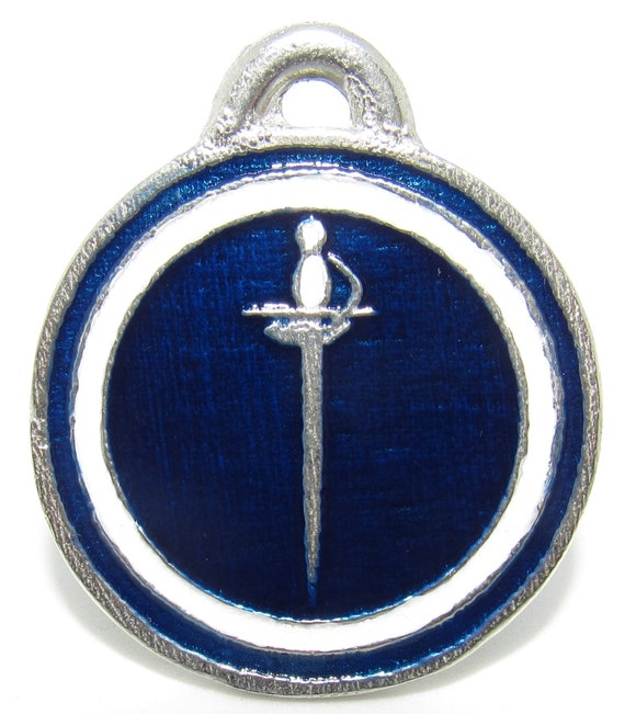 SCA East Kingdom Silver Rapier Badge Token Medallion | Etsy