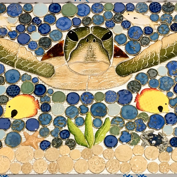 Turtle Shower Tile - Etsy