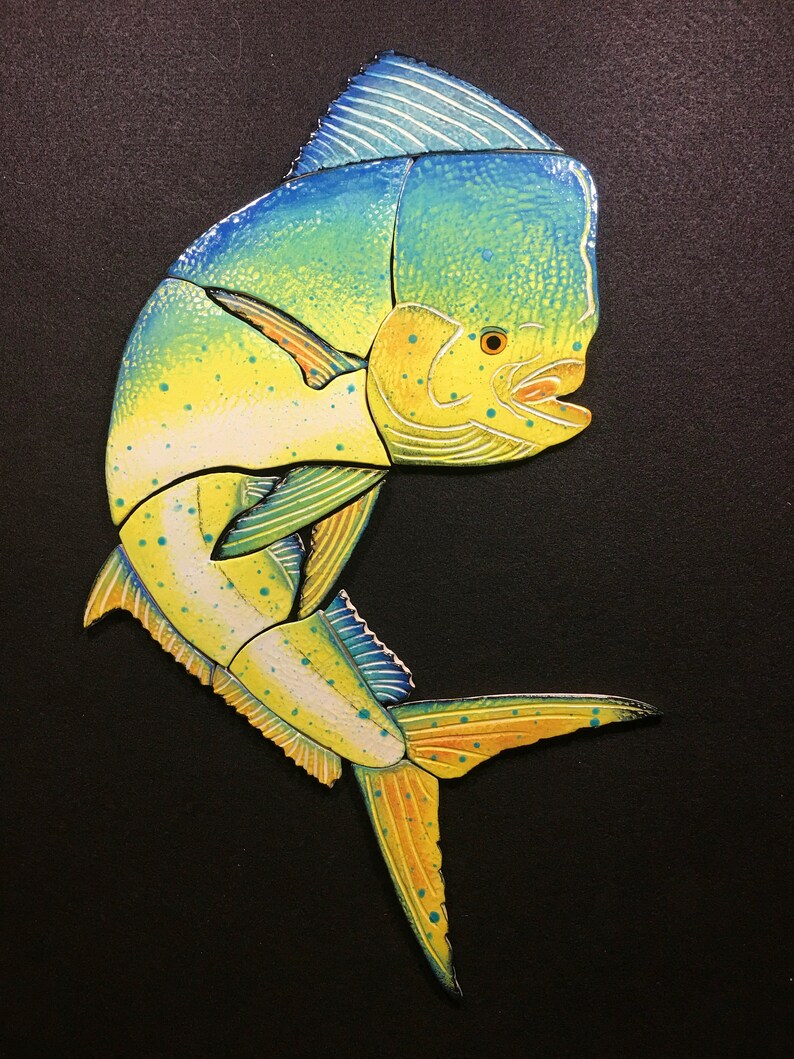 Ceramic Tile Mosaic Mahi Mahi (dauphin) Backsplash. - Etsy