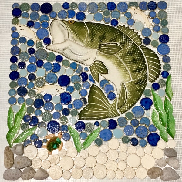 Fish Mosaic - Etsy