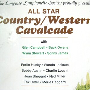 Vintage All Star Country Western Cavalcade / 6 Vinyl Record Album Set ...