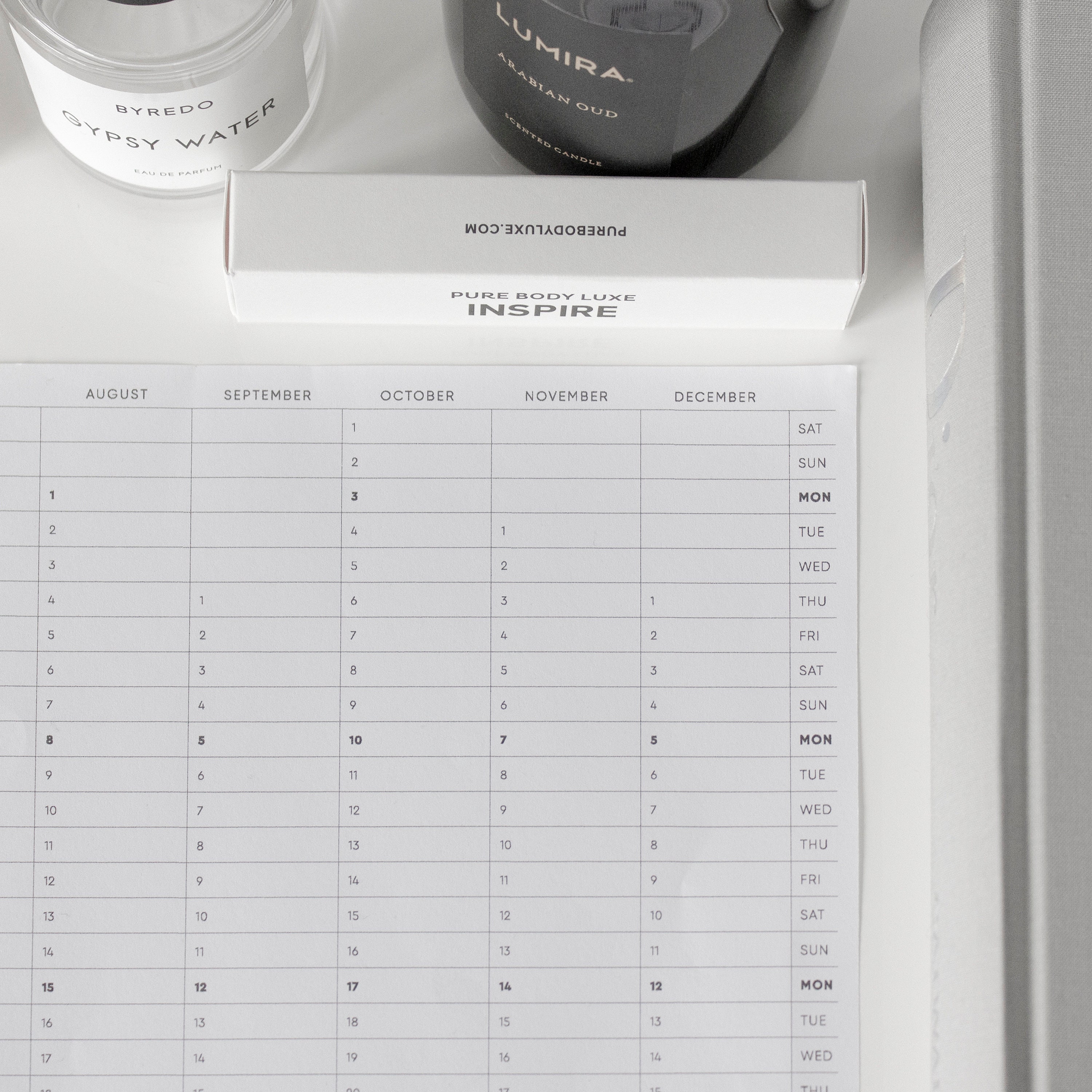 2025 Year in View Planner A2 | Printable Wall Planner | Minimal PDF ...