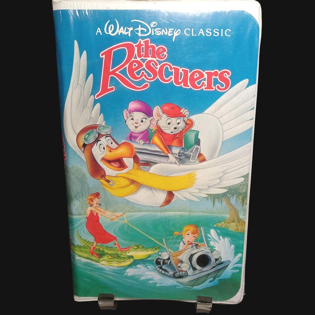 Walt Disney the Rescuers VHS Tape New Sealed Classic Black Diamond ...
