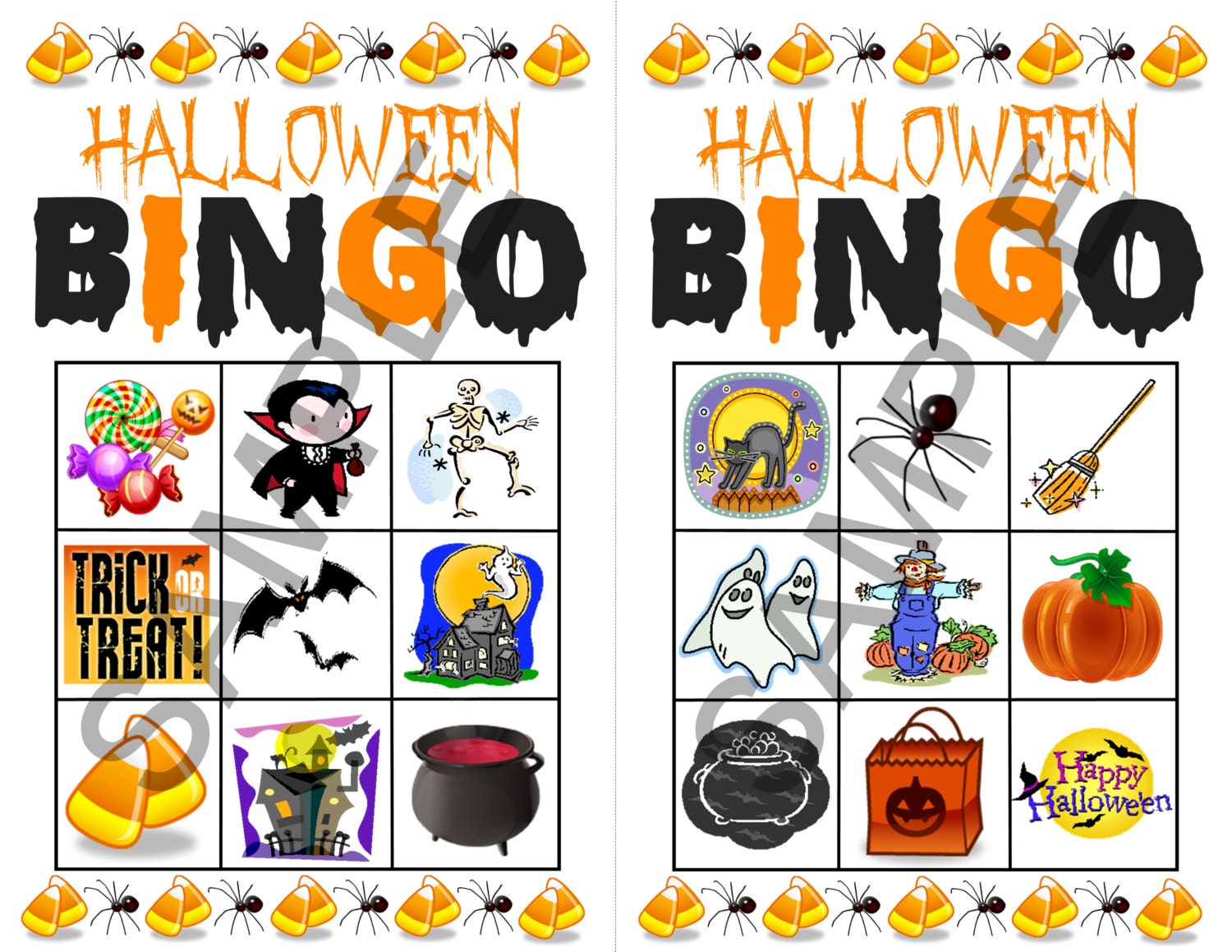 Halloween Bingo - Etsy