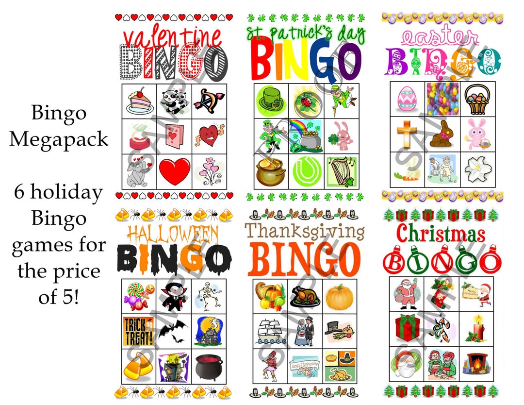 Bingo Megapack - Etsy