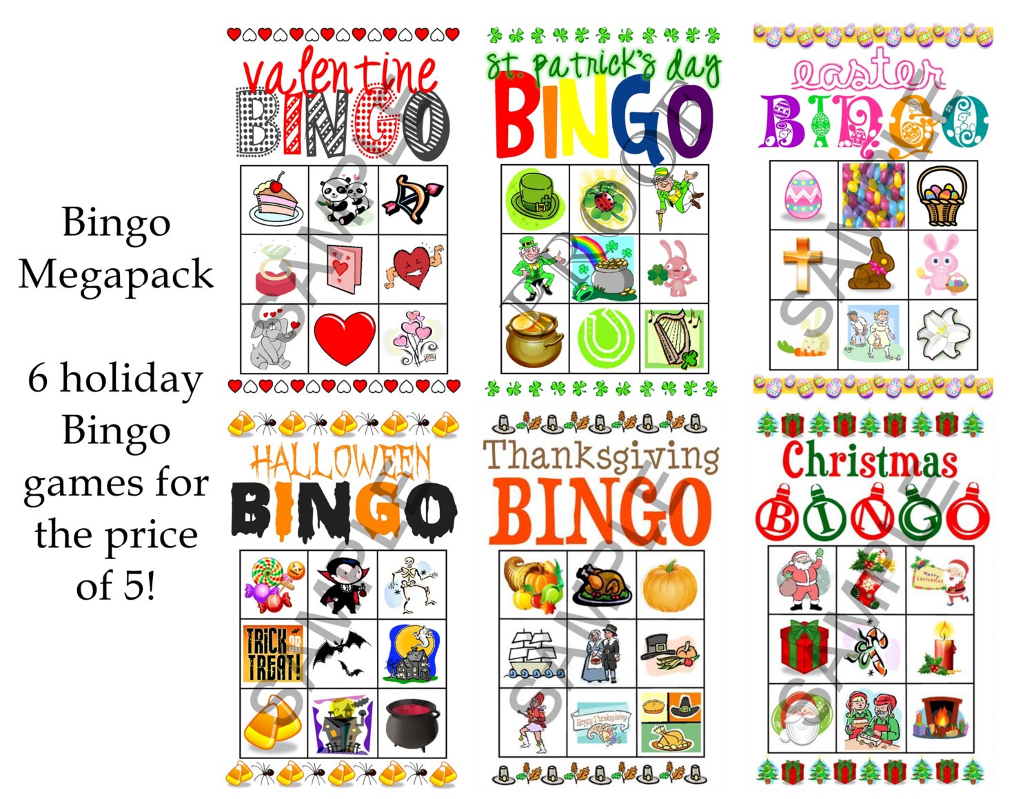 Bingo Megapack - Etsy