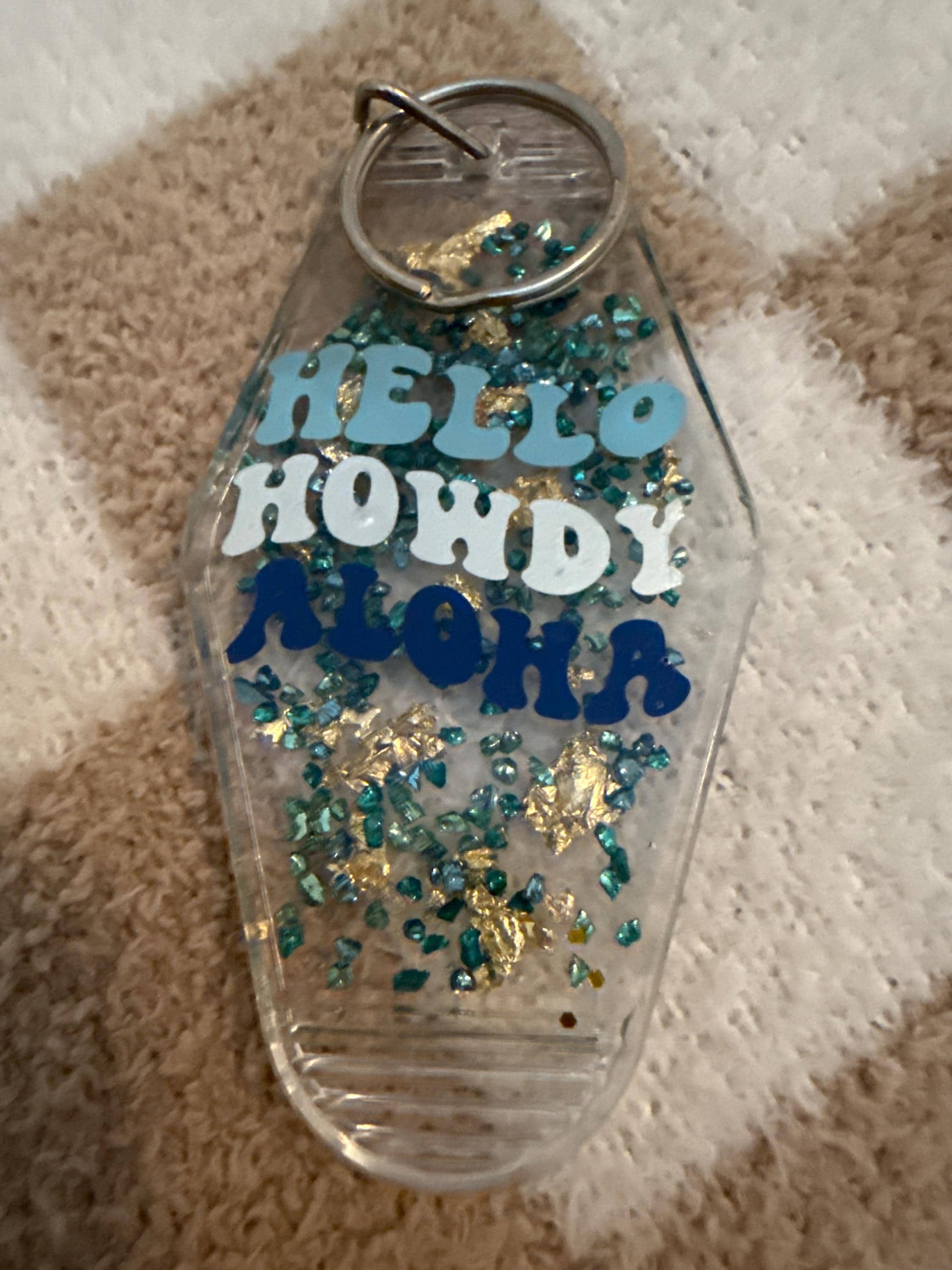 Custom Resin Motel Keychain, Personalized Keychain - Etsy