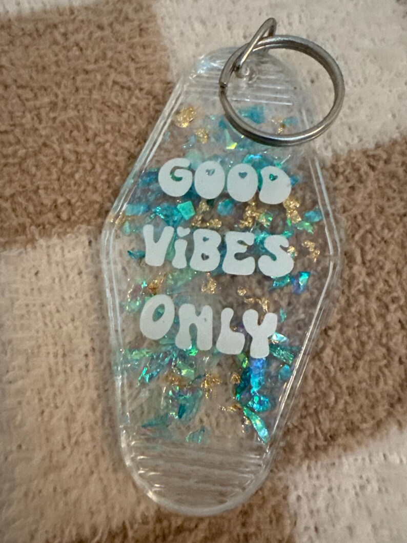 Custom Resin Motel Keychain, Personalized Keychain - Etsy