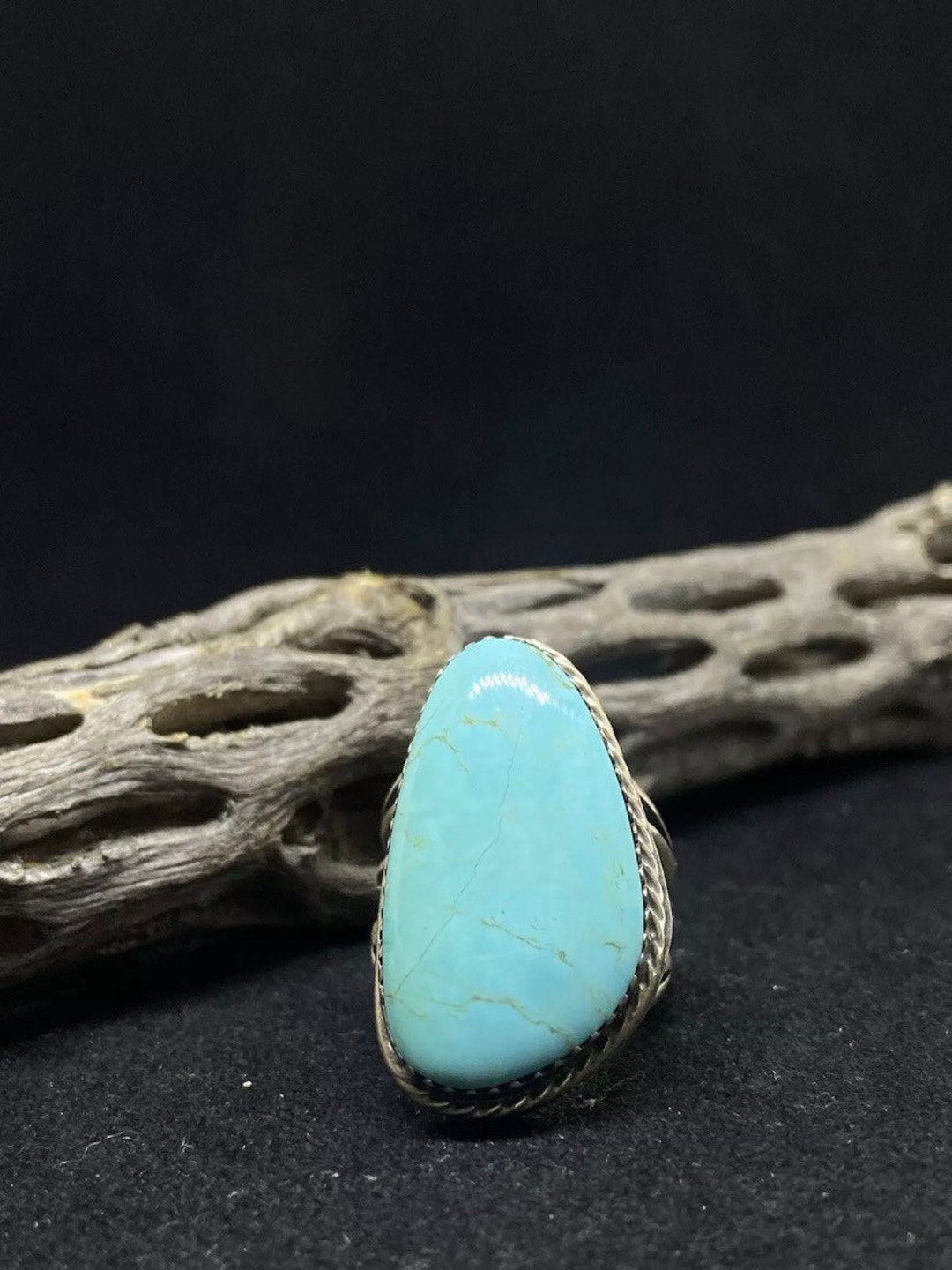 Handmade Native American Navajo Castle Dome Turquoise Sterling Silver ...
