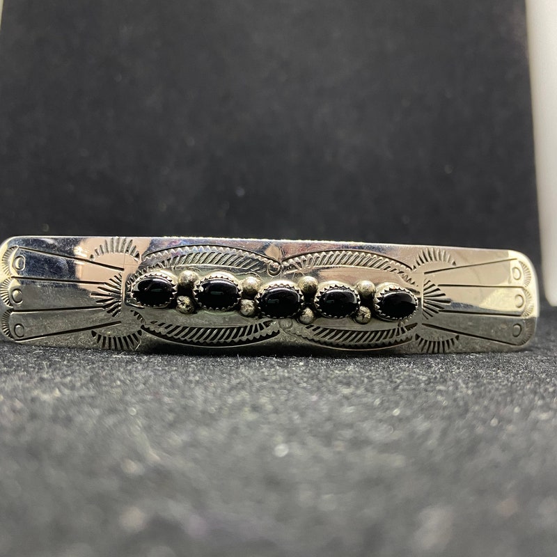 Silver Barrette - Etsy