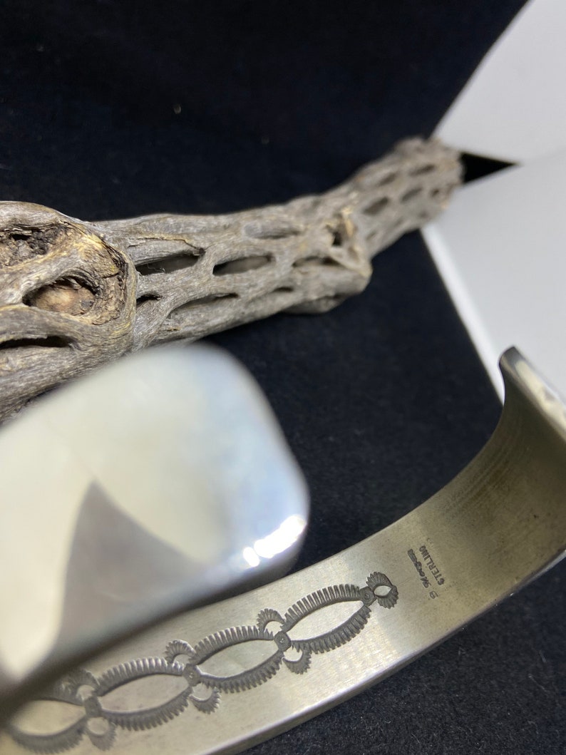 Handmade Native American Navajo Plain Sterling Silver Cuff | Etsy