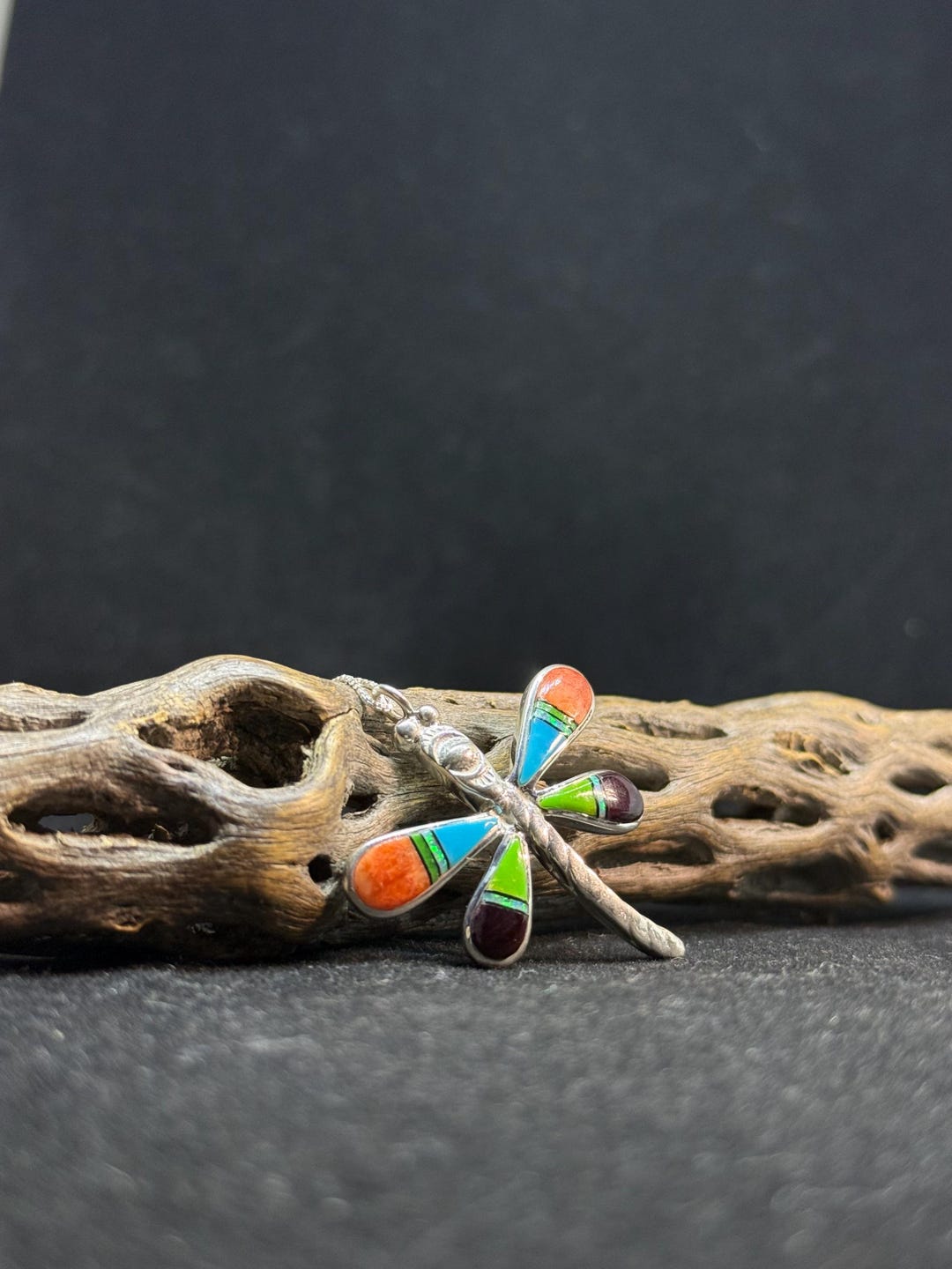 Handmade Native American Navajo Inlay Multi Color / Multi Stone ...