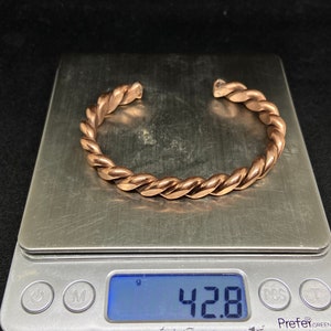 Handmade Native American Navajo Twisted Copper Cuff Bracelet - Etsy