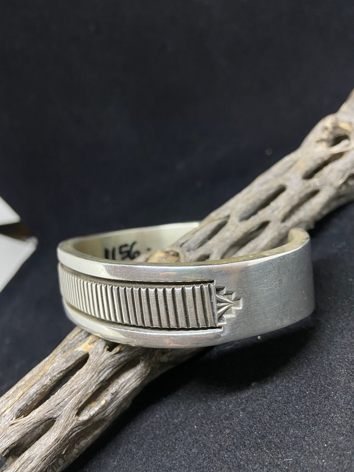 Handmade Native American Navajo Plain Sterling Silver Cuff | Etsy