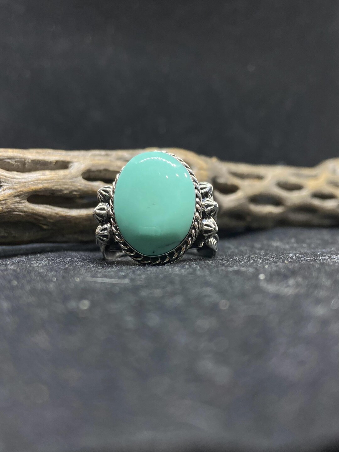 Handmade Native American Navajo Royston Turquoise Sterling Silver ...