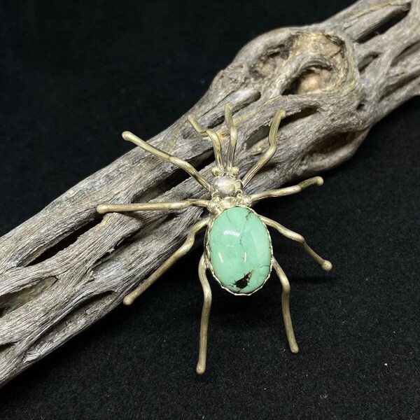 Turquoise Spider - Etsy