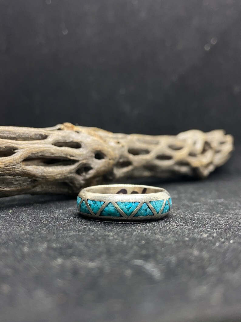 Handmade Native American Navajo Chip Inlay Sleeping Beauty - Etsy