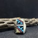 Native American Zuni Inlay Multi Color / Multi Stone Coral & - Etsy