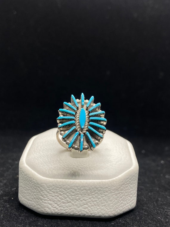 Handmade Native American Zuni Needlepoint Sleeping Beauty - Etsy