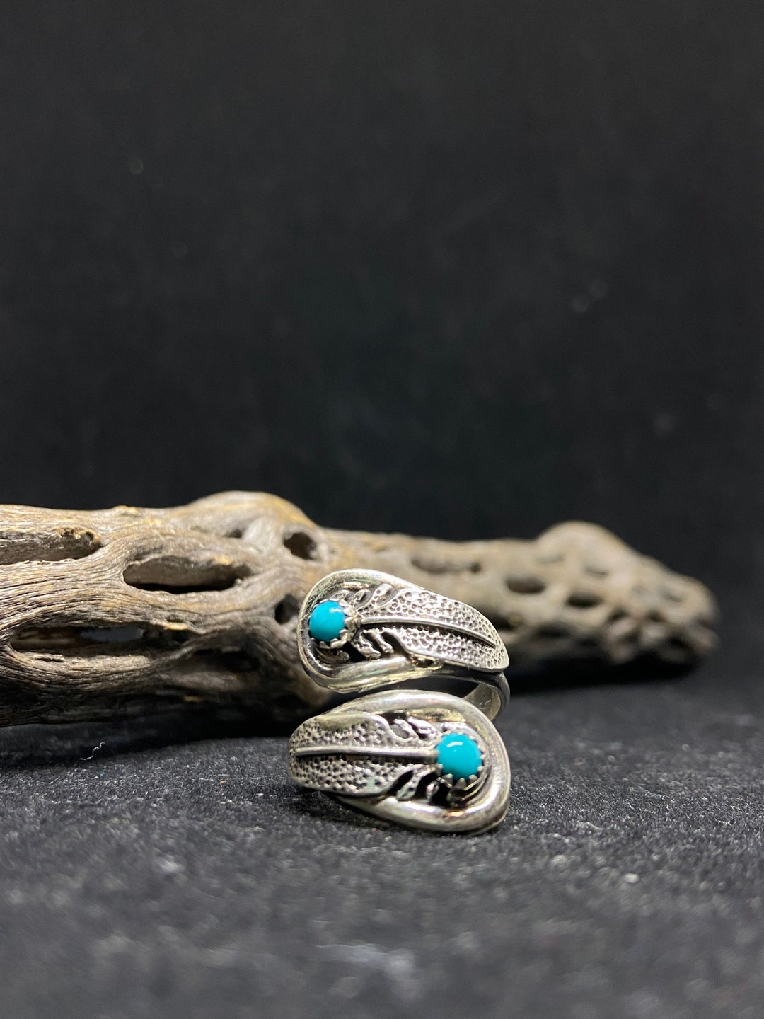 Handmade Native American Navajo Feather Sleeping Beauty Turquoise ...
